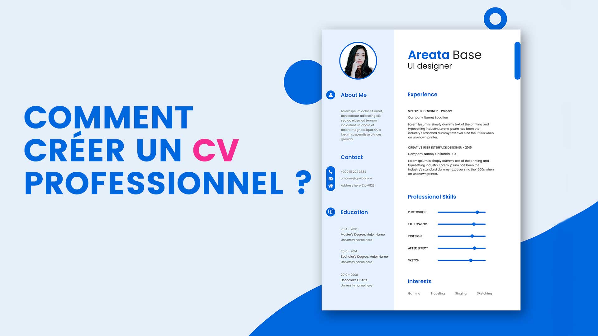 Comment créer un CV professionnel gratuit ? Voici 10 outils nécessaires