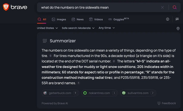Summarizer : Brave lance à son tour sa propre intelligence artificielle