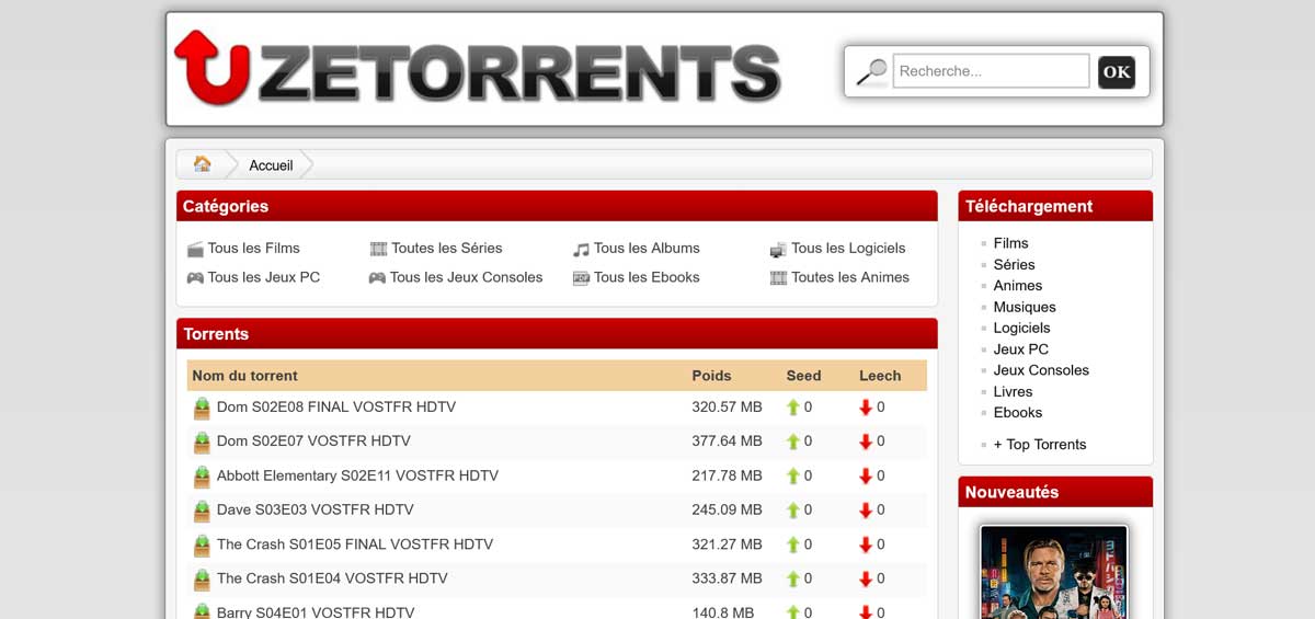 Les 08 meilleurs sites pour télécharger des torrents français