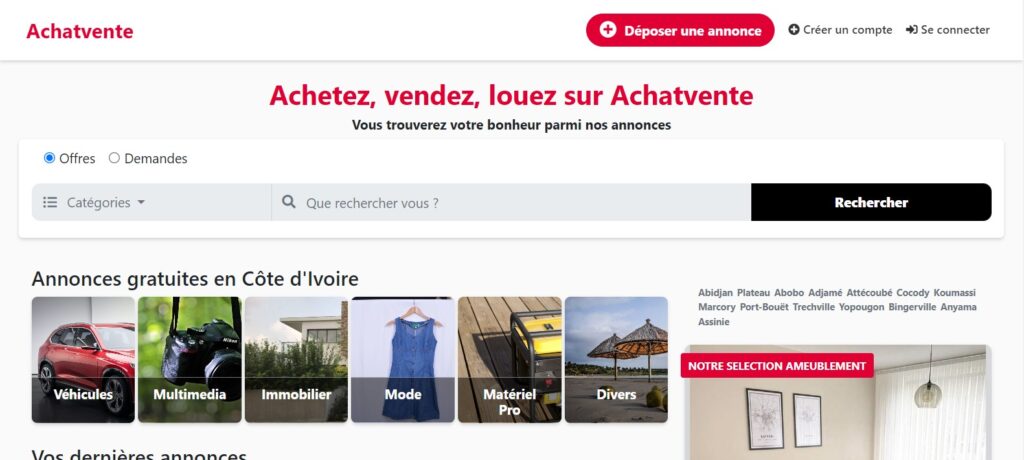 Les meilleurs sites d’annonces gratuites en Côte d’Ivoire