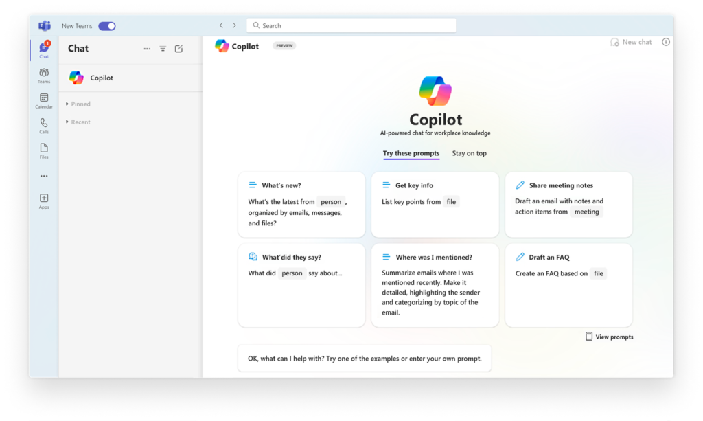 Microsoft Teams fait peau neuve de son interface