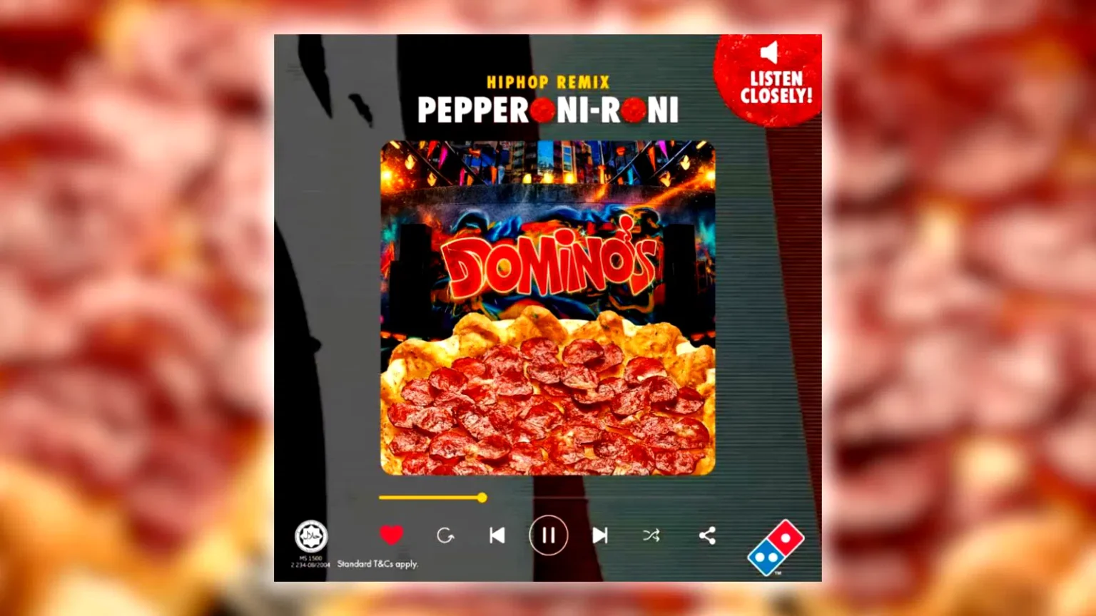 Domino's Pizza lance une playlist sur sa Pepperoni-roni avec l'IA